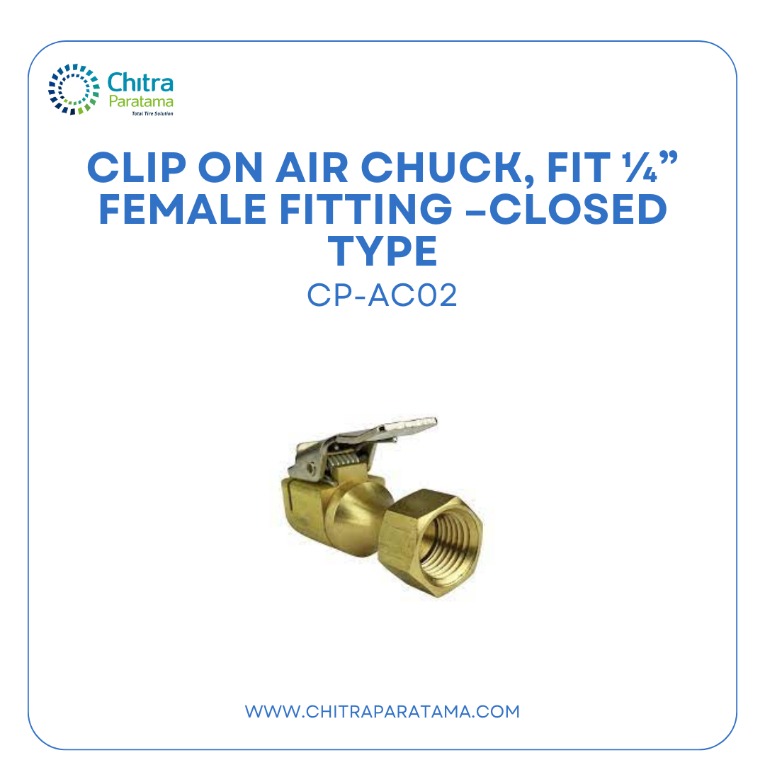 Clip On Air Chuck, Fit ¼” Female Fitting – Closed Type – PT CHITRA PARATAMA